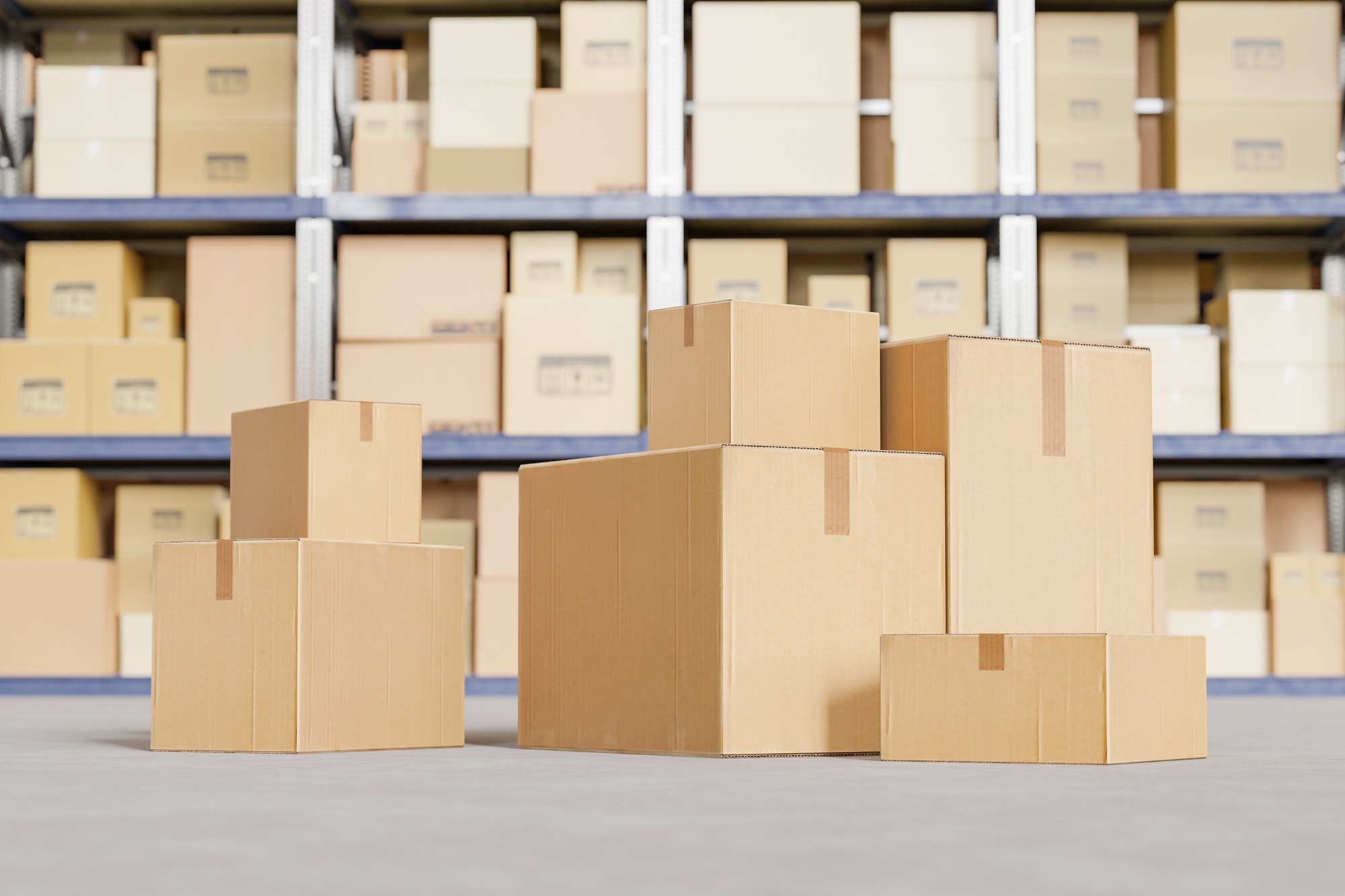 Stapelbarer Karton - Ökoverpackung